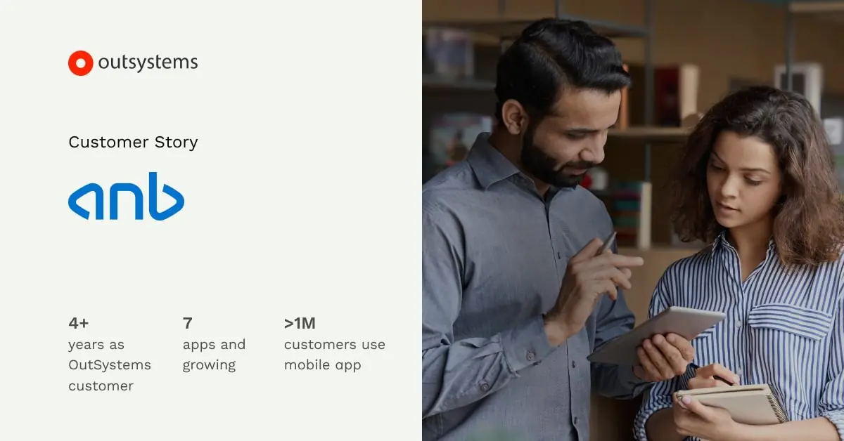anb Delivers Mobile Banking App in Less Than 4 Months | OutSystems