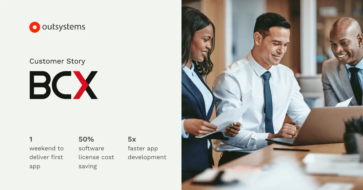 BCX Builds ERP System 5x Faster | OutSystems