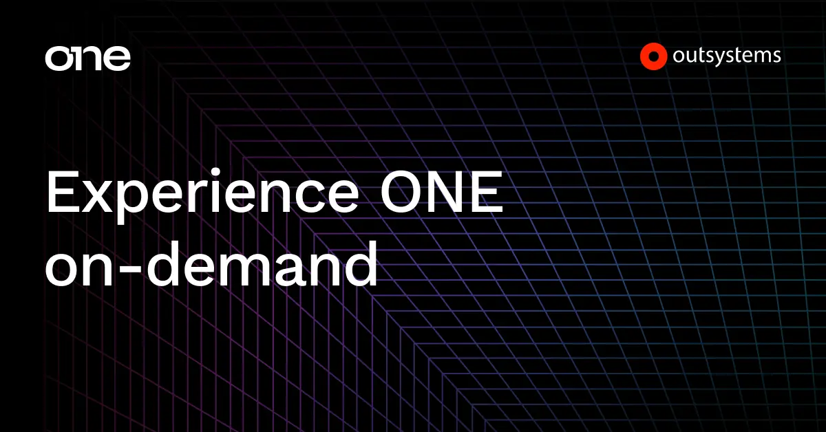 ONE: The Tech Conference of 2025 | OutSystems