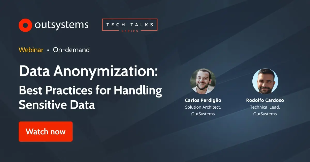 Best Practices for Data Anonymization | OutSystems