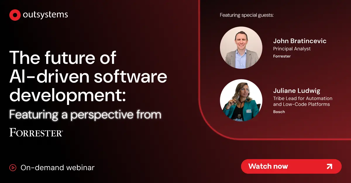 AI, low-code, & the future of software development | OutSystems