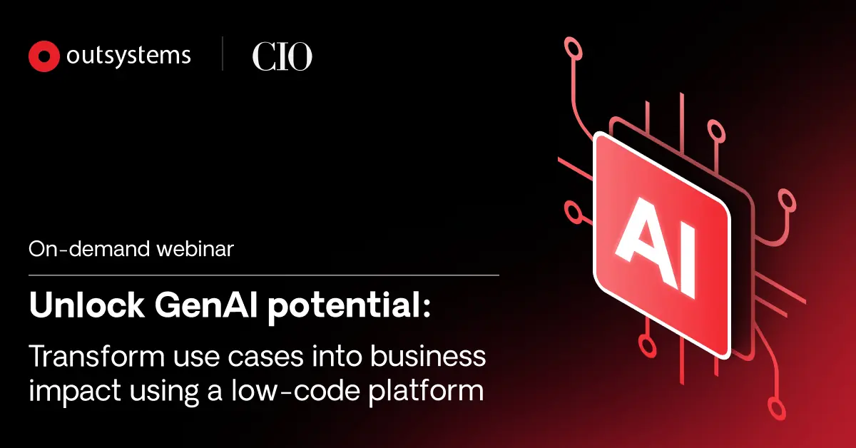 Unlocking the Power of GenAI with Low-Code | OutSystems