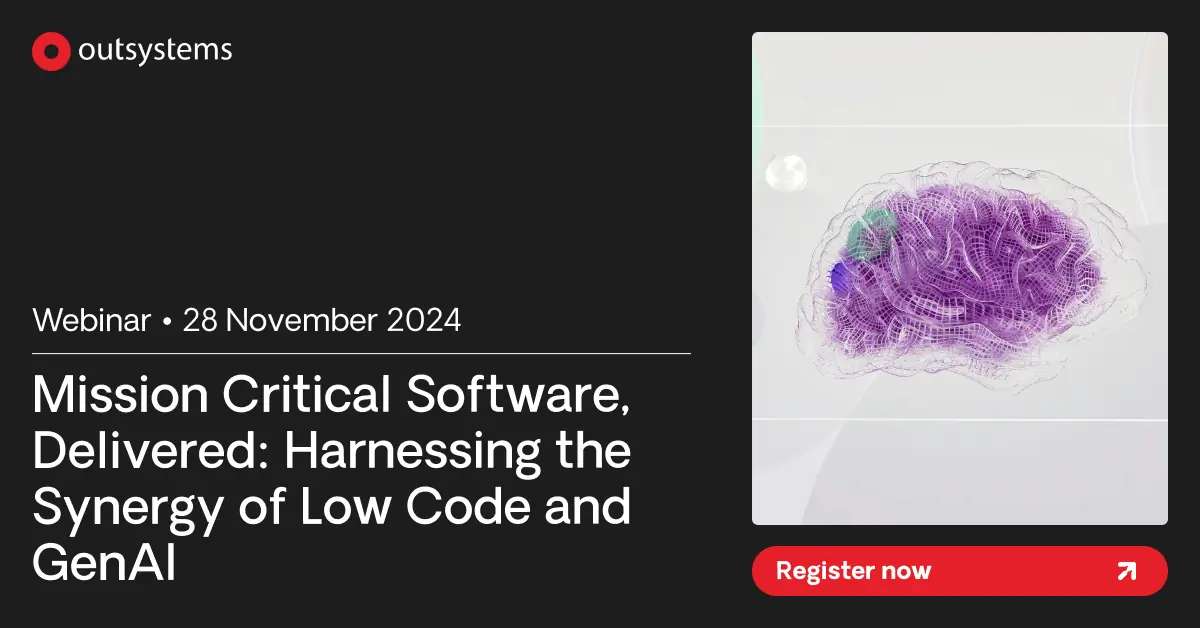 Make safe GenAI adoption possible with the power of low-code | OutSystems