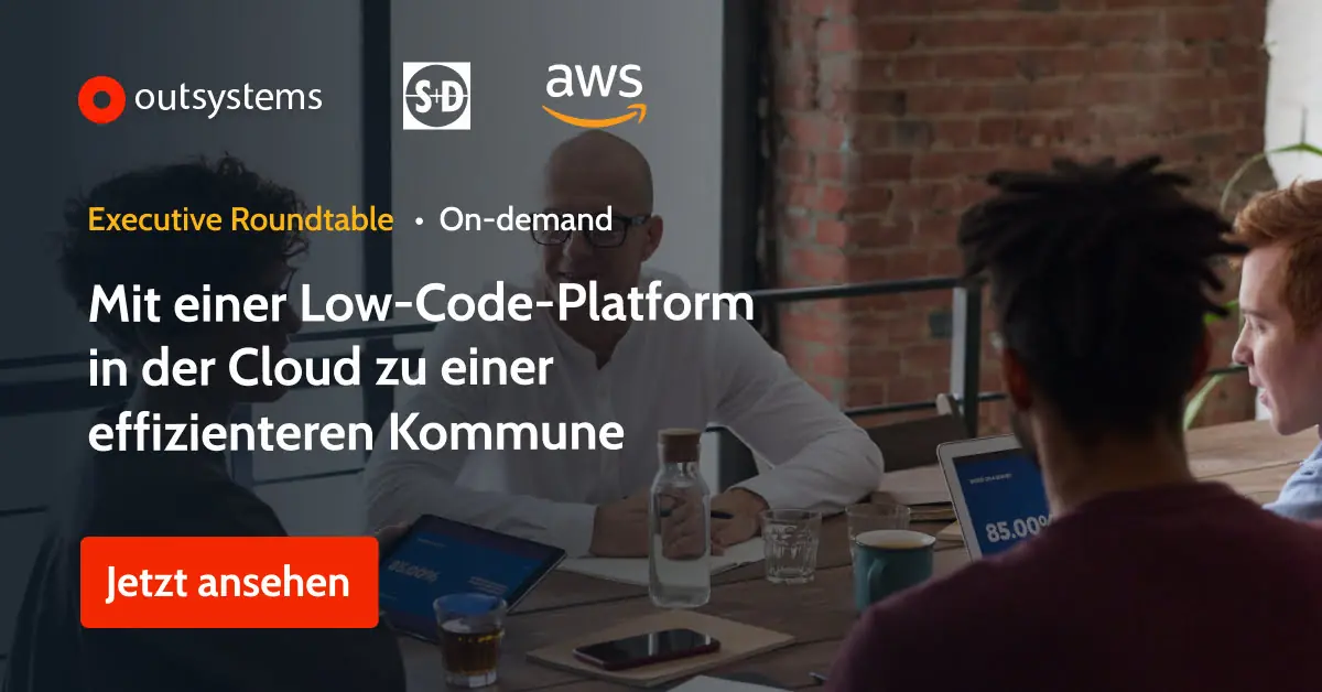 Mit einer Low Code-Platform in der Cloud zu einer effizienteren Kommune ...