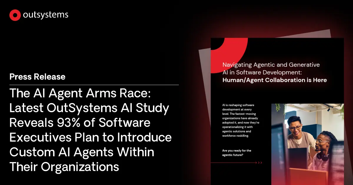 OutSystems Study Reveals Growing Agentic AI Adoption | OutSystems