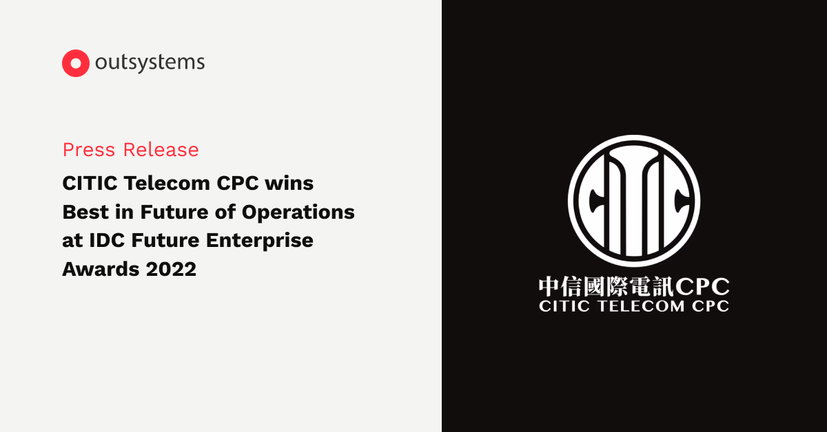 CITIC Telecom CPC Delivers Smart Warehouse Solution | OutSystems