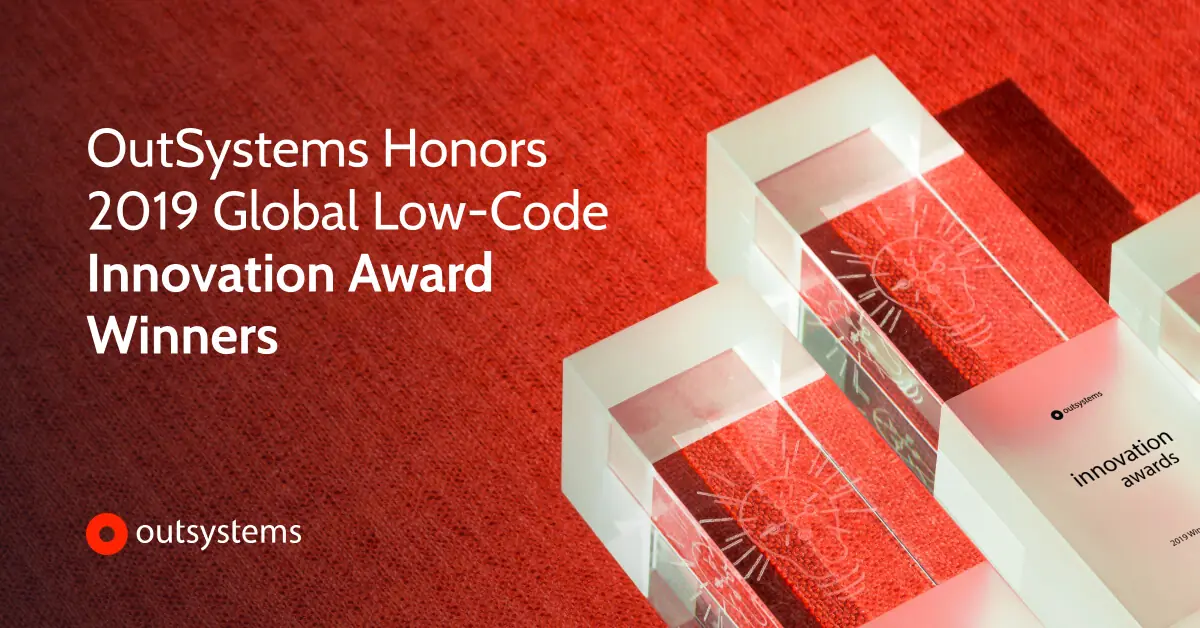 2019 Innovation Award Winners Announced | OutSystems