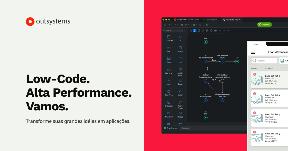 Desenvolvimento de Software Low-Code de Alta Performance | OutSystems