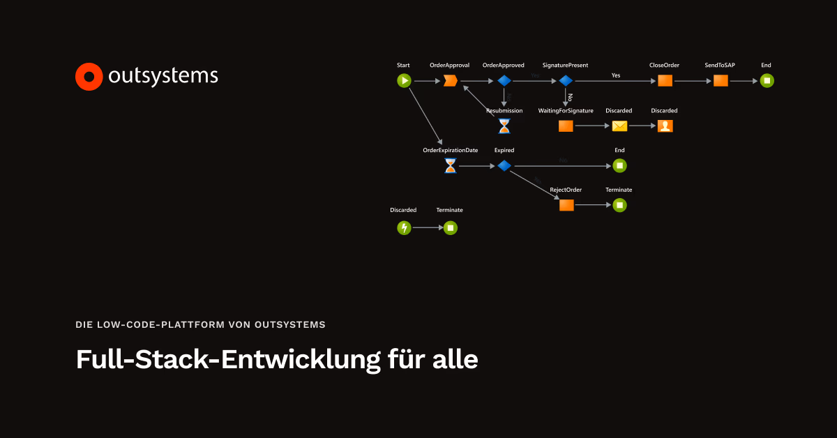Full-Stack-Applikationsentwicklung | OutSystems Low-Code | OutSystems