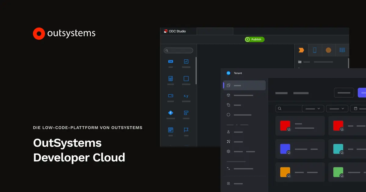 OutSystems Developer Cloud ODC Low-Code-Plattform | OutSystems