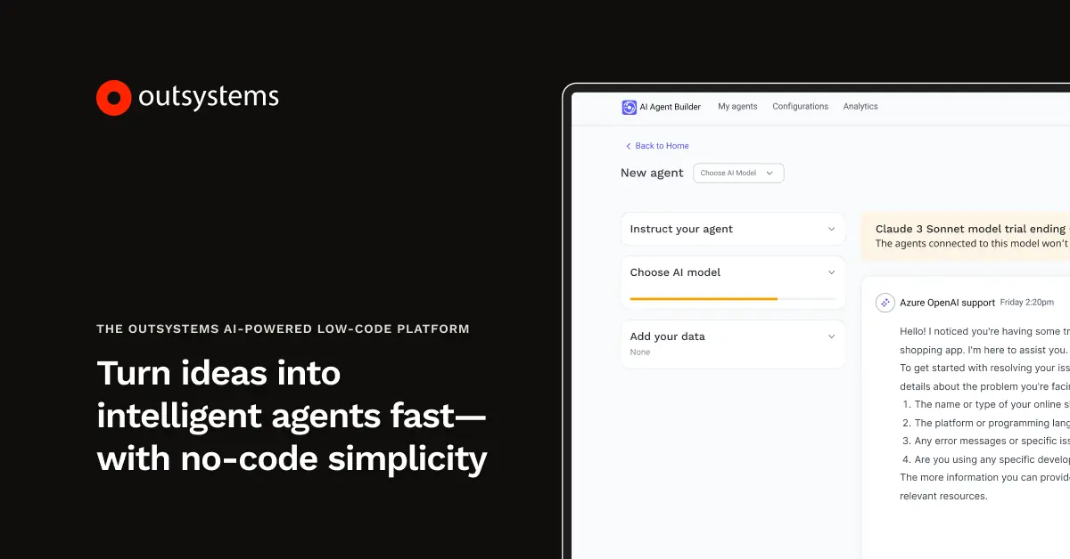 Transform Your Apps with AI Agents | OutSystems