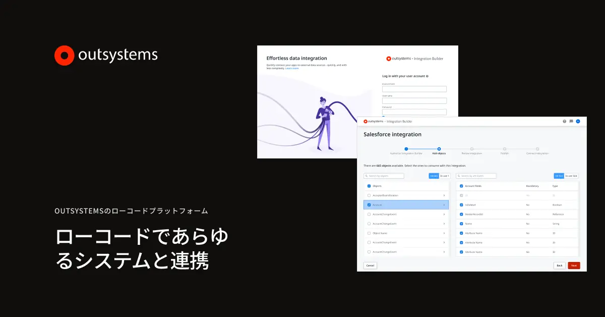 ローコードによる連携 | OutSystemsプラットフォーム | OutSystems ローコードによる連携 | OutSystemsプラットフォーム | OutSystems