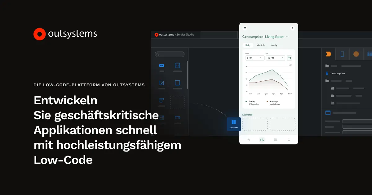 Apps schnell entwickeln | OutSystems Low-Code-Plattform | OutSystems