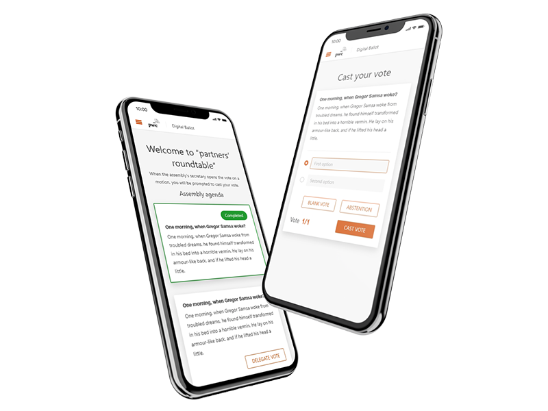 Digital Ballot by PwC Portugal | OutSystems