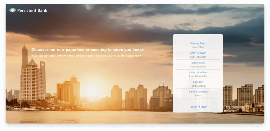 Loan Origination by Persistent Systems, Inc | OutSystems