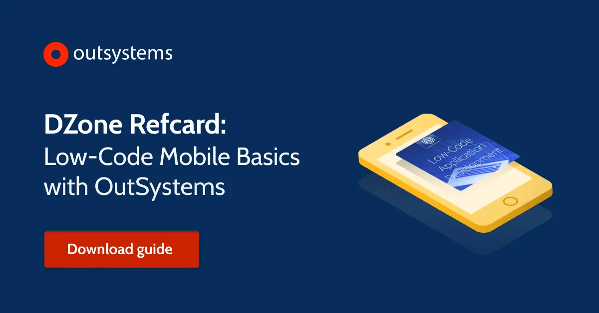 DZone Refcard: Basics der Low-Code-Entwicklung mit OutSystems | OutSystems