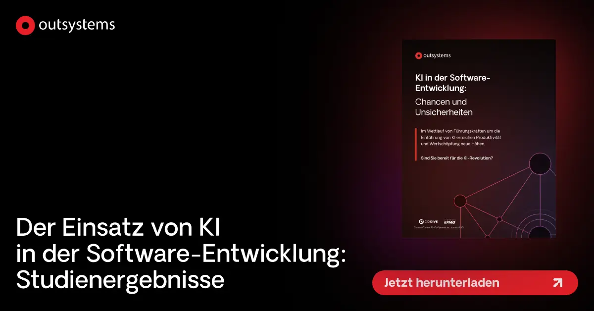 Die Auswirkungen von KI auf die Softwareentwicklung | OutSystems