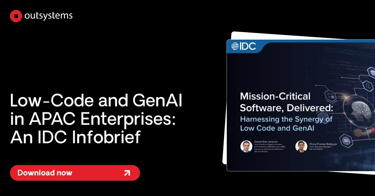 Low-Code and GenAI in APAC Enterprises | OutSystems