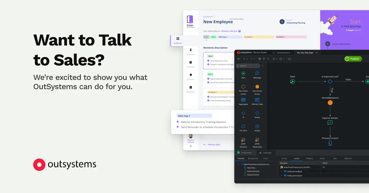 Contact OutSystems Sales | OutSystems
