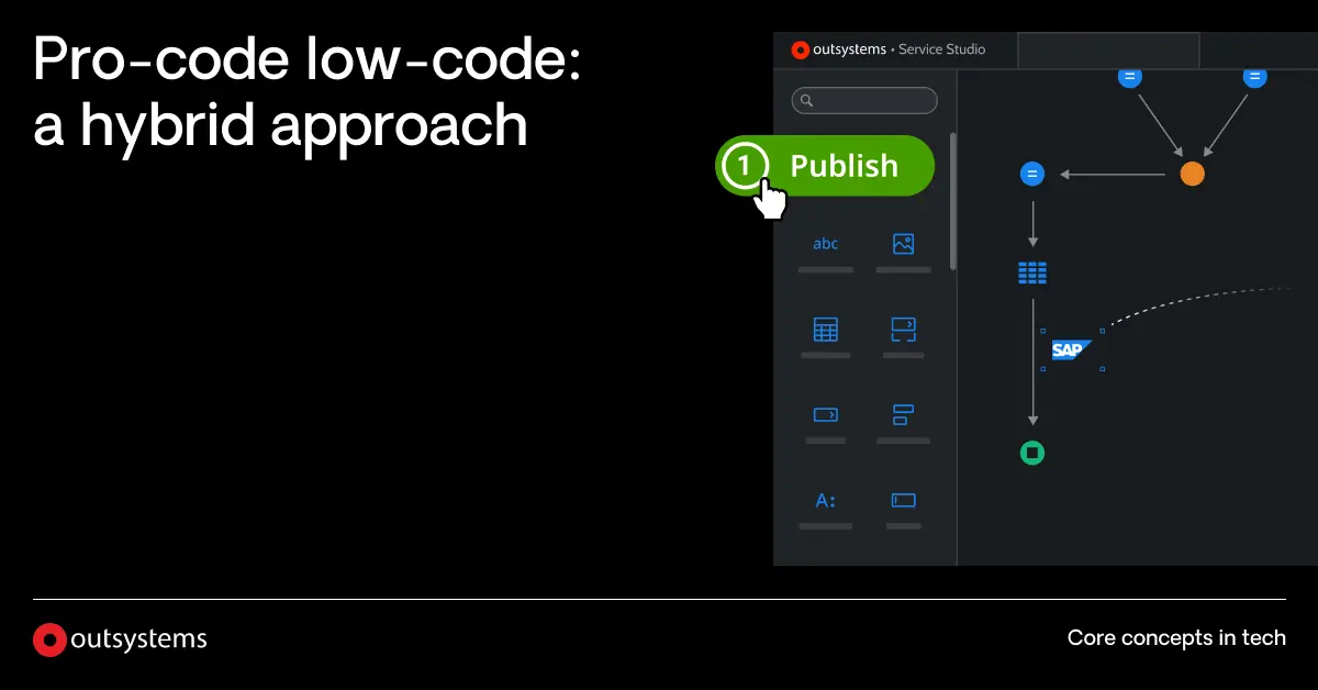 Low-code vs. Pro-code: An Hybrid Development Approach