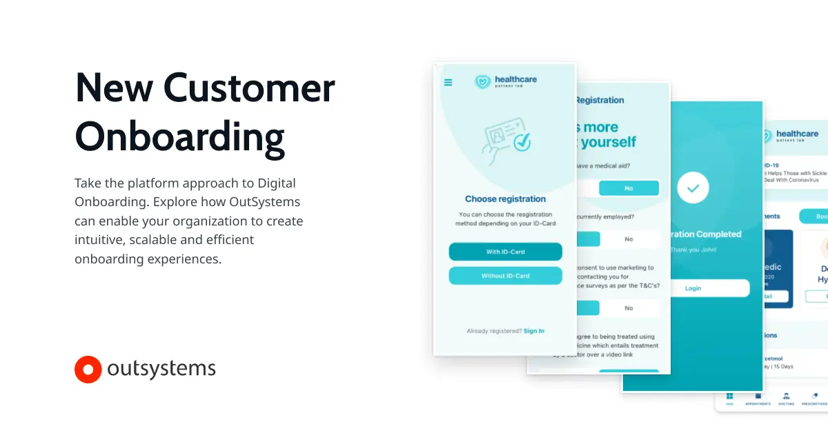 Digital Onboarding: Intuitive and Scalable Solution | OutSystems