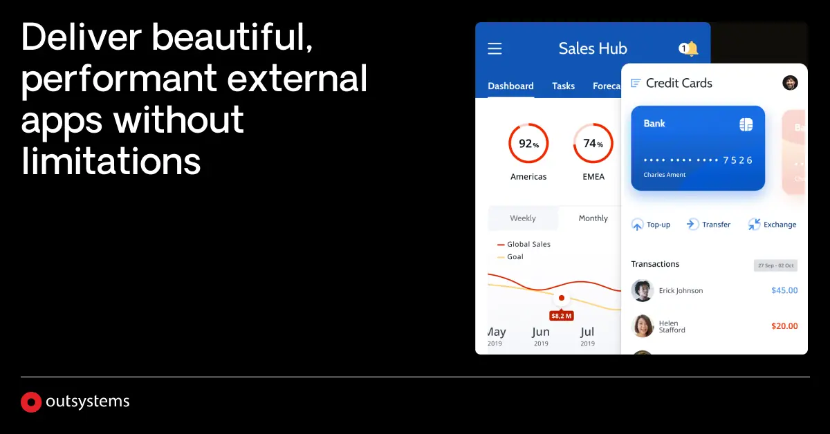 Build High-Performance External Apps | OutSystems Low-Code Platform | OutSystems