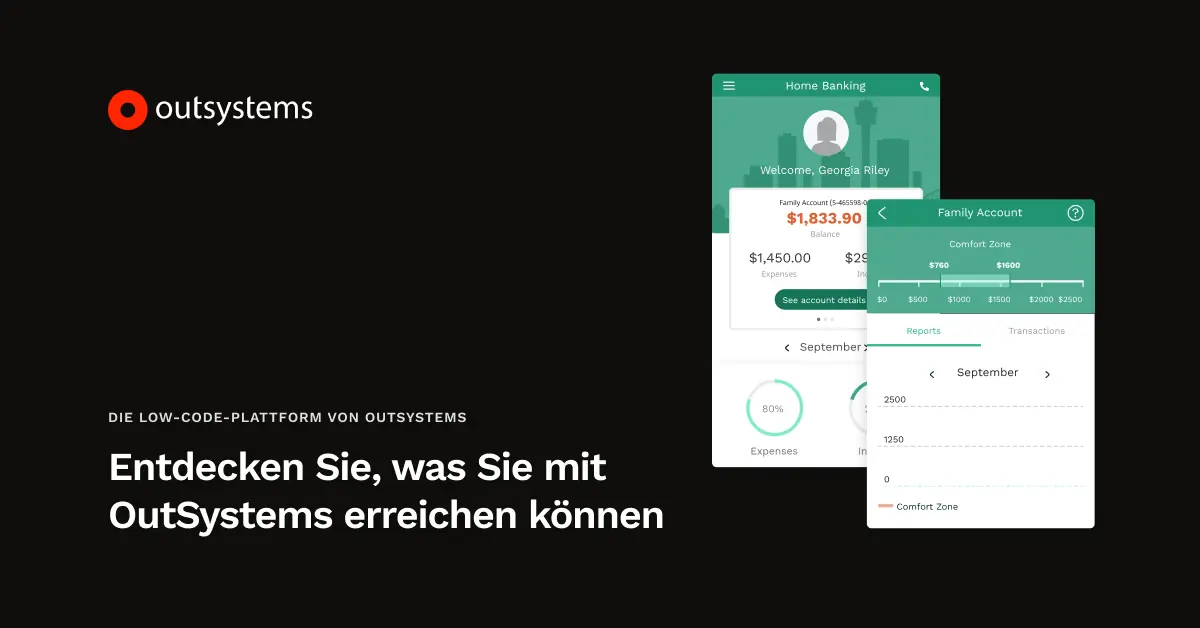Smartere Entwicklung | Low-Code Use Cases | OutSystems
