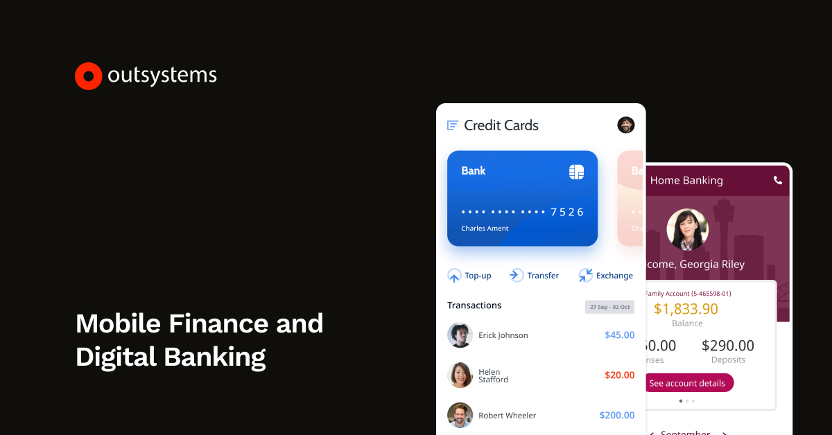 Deliver Mobile Finance and Digital Banking Apps | OutSystems