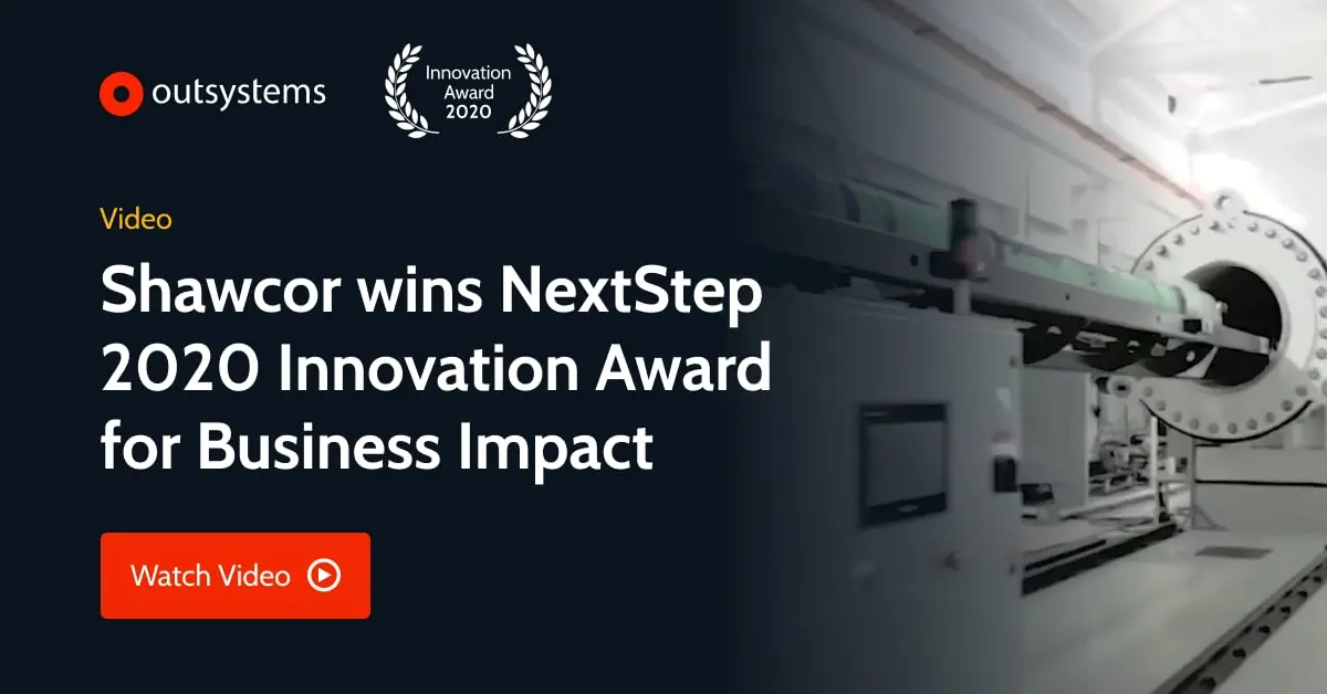 Shawcor Wins NextStep 2020 Innovation Award | OutSystems