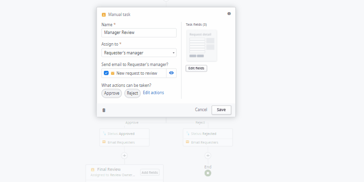 Workflow Builder: Custom Email and Form Fields