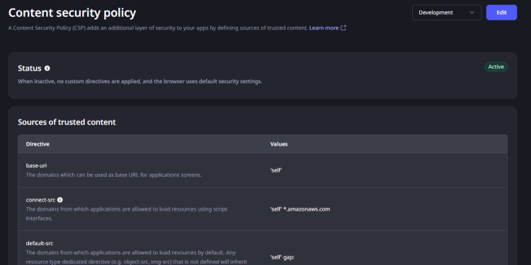 ODC Content Security Policy (CSP) Customization | OutSystems