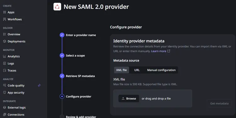 SAML 2.0 Identity Provider Support | OutSystems
