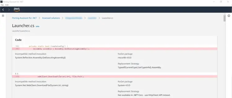 Aws Porting Assistant Net Framework To Net Core Migration
