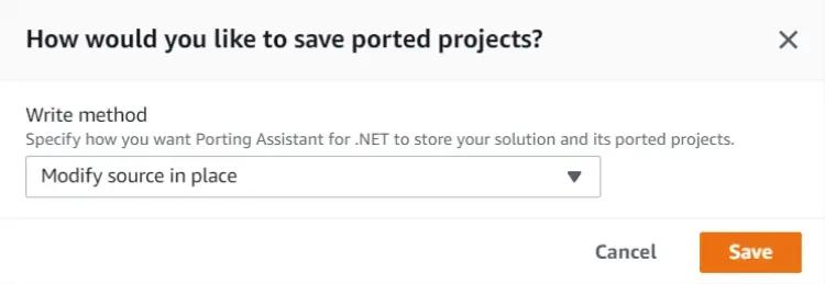 Aws Porting Assistant Framework To Core Migration