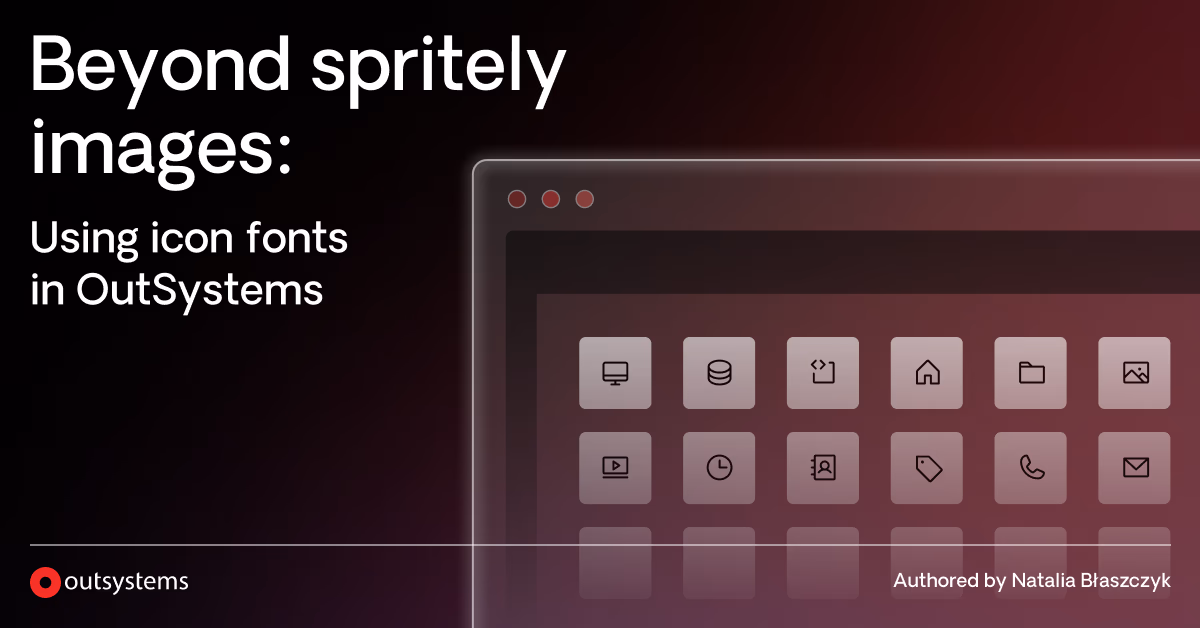How to Use Custom Icon Fonts in the OutSystems IDE