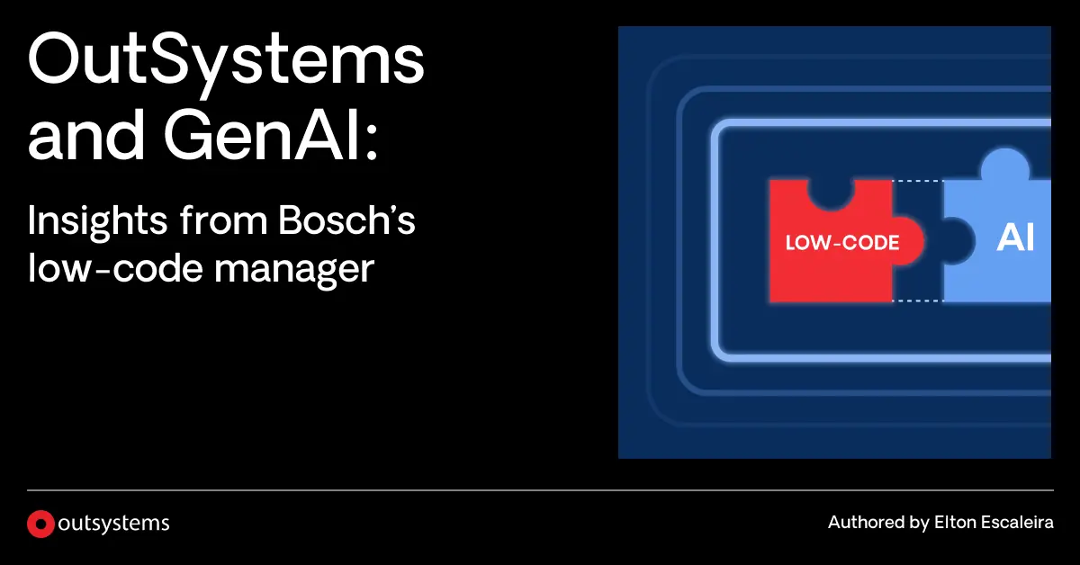 GenAI and OutSystems insights | Bosch