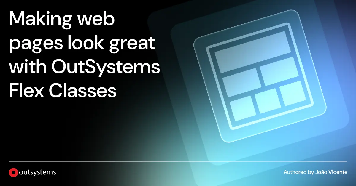 OutSystems Flex Classes make web pages look great