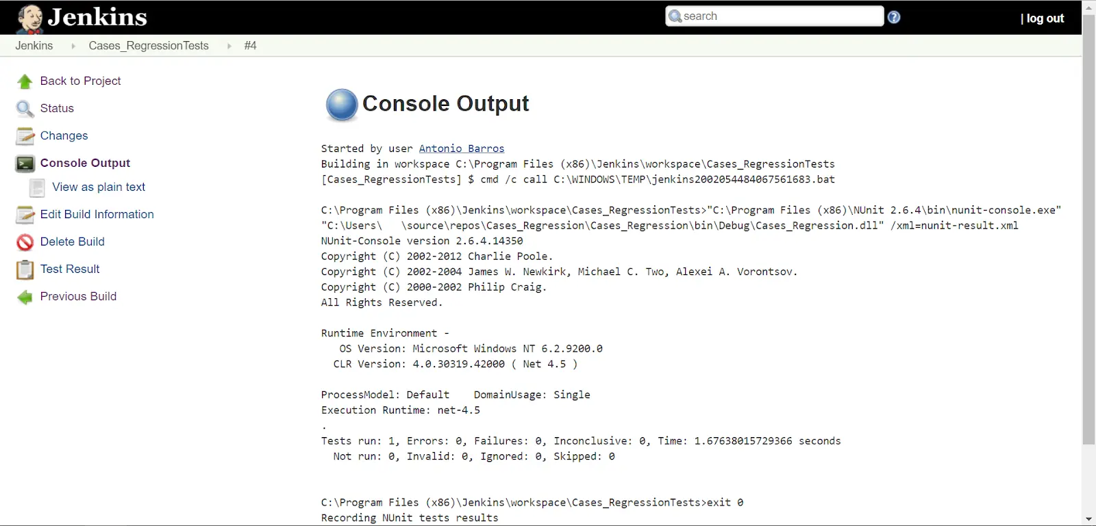 Using NUnit in a Regression Test Strategy