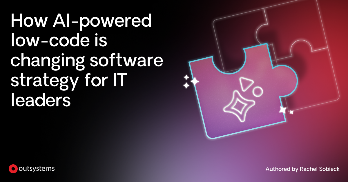 A modern software strategy includes AI-powered low-code