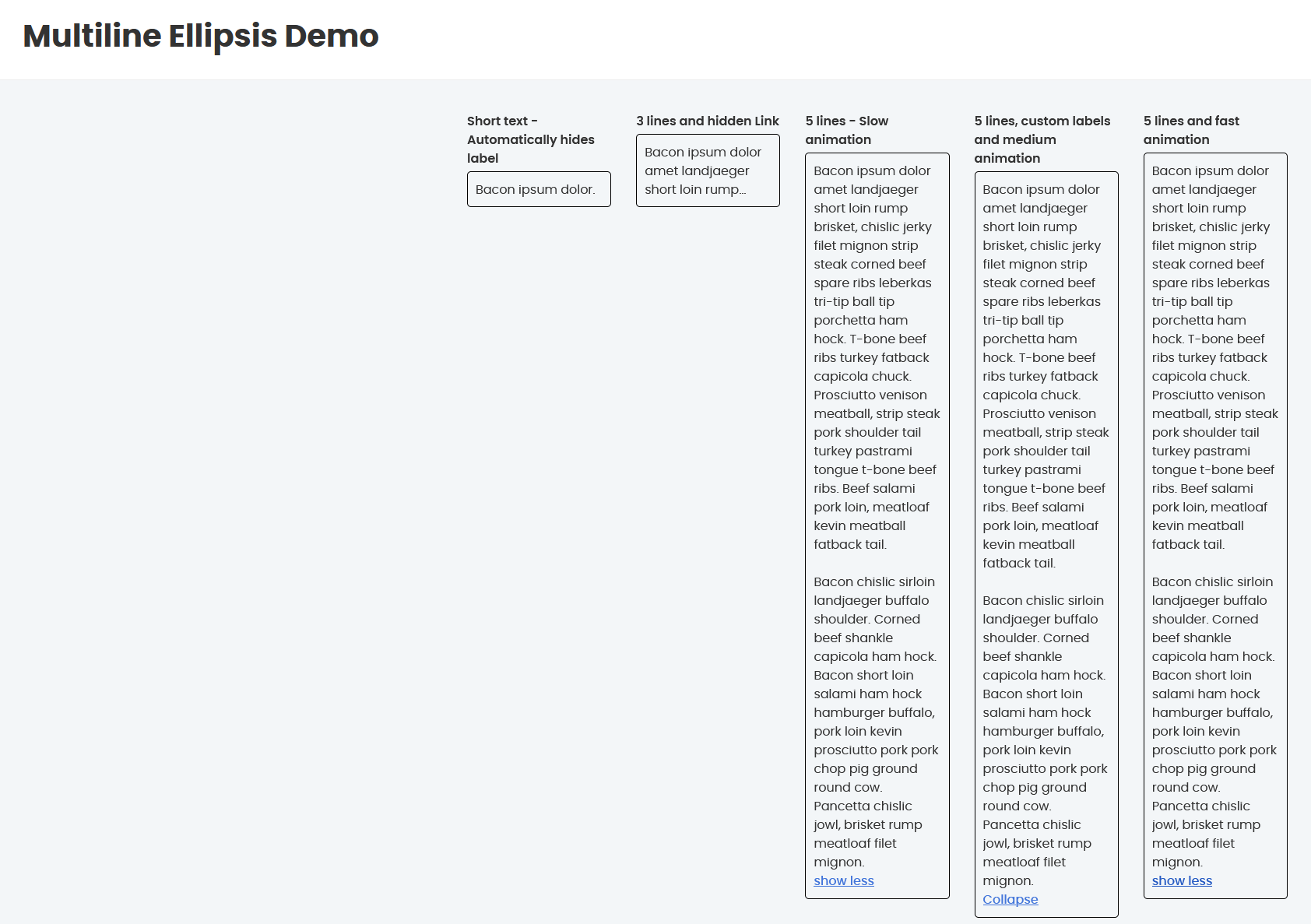Multiline Truncation with Ellipsis - Overview (O11) | OutSystems