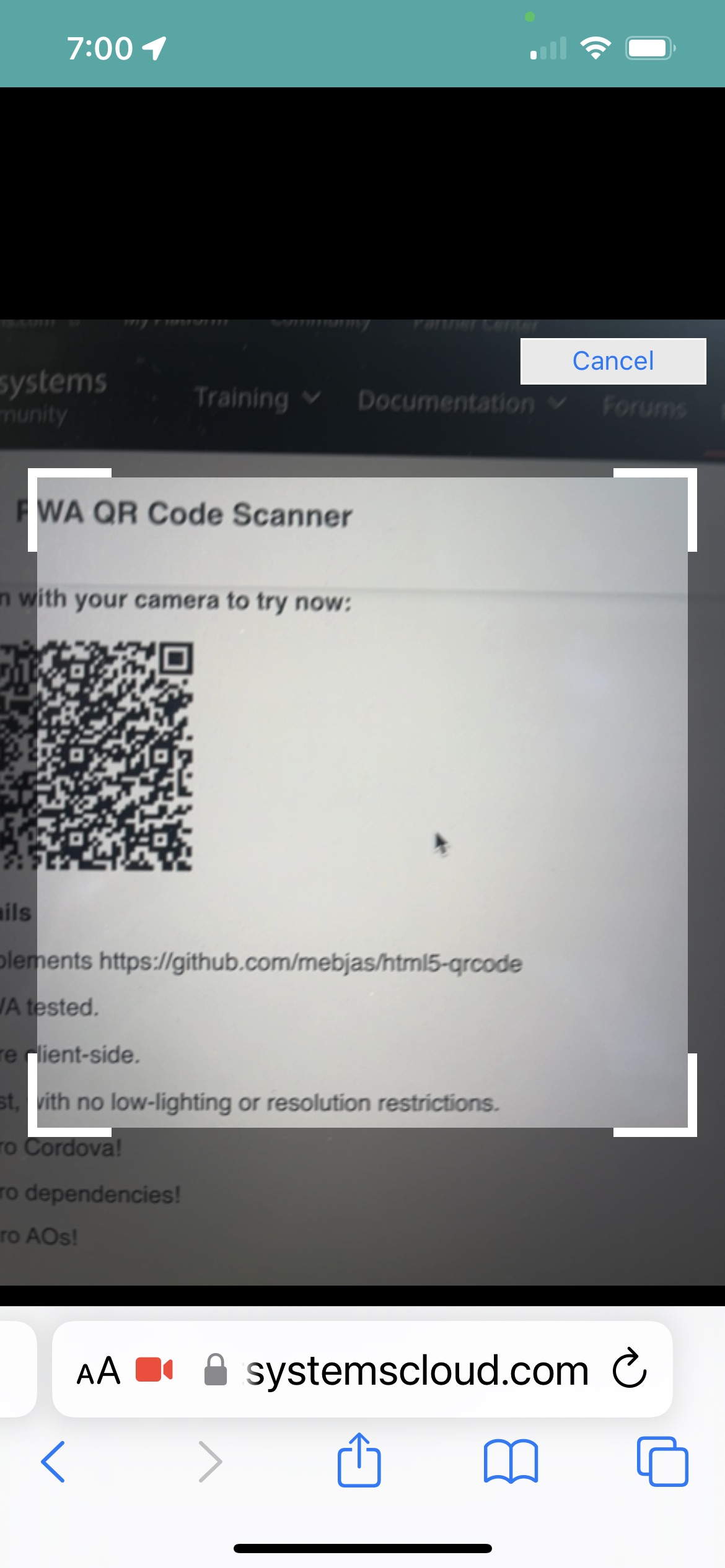 PWA QR Code Scanner - Overview (O11) | OutSystems