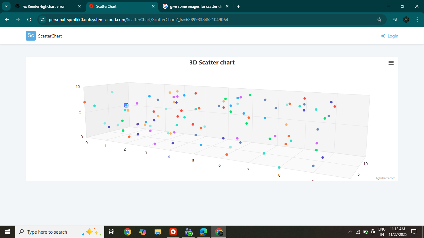 ScatterChart - Overview (O11) | OutSystems