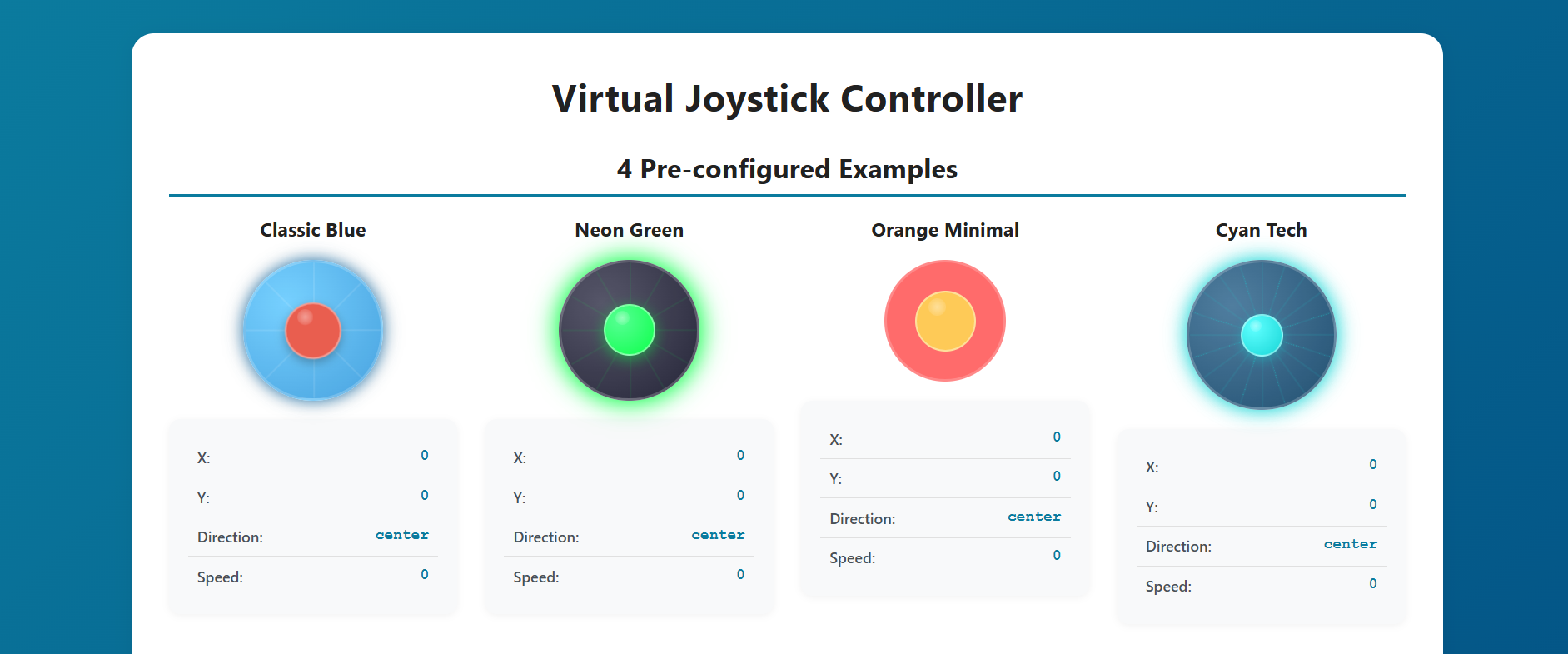 Virtual Joystick - Overview (O11) | OutSystems