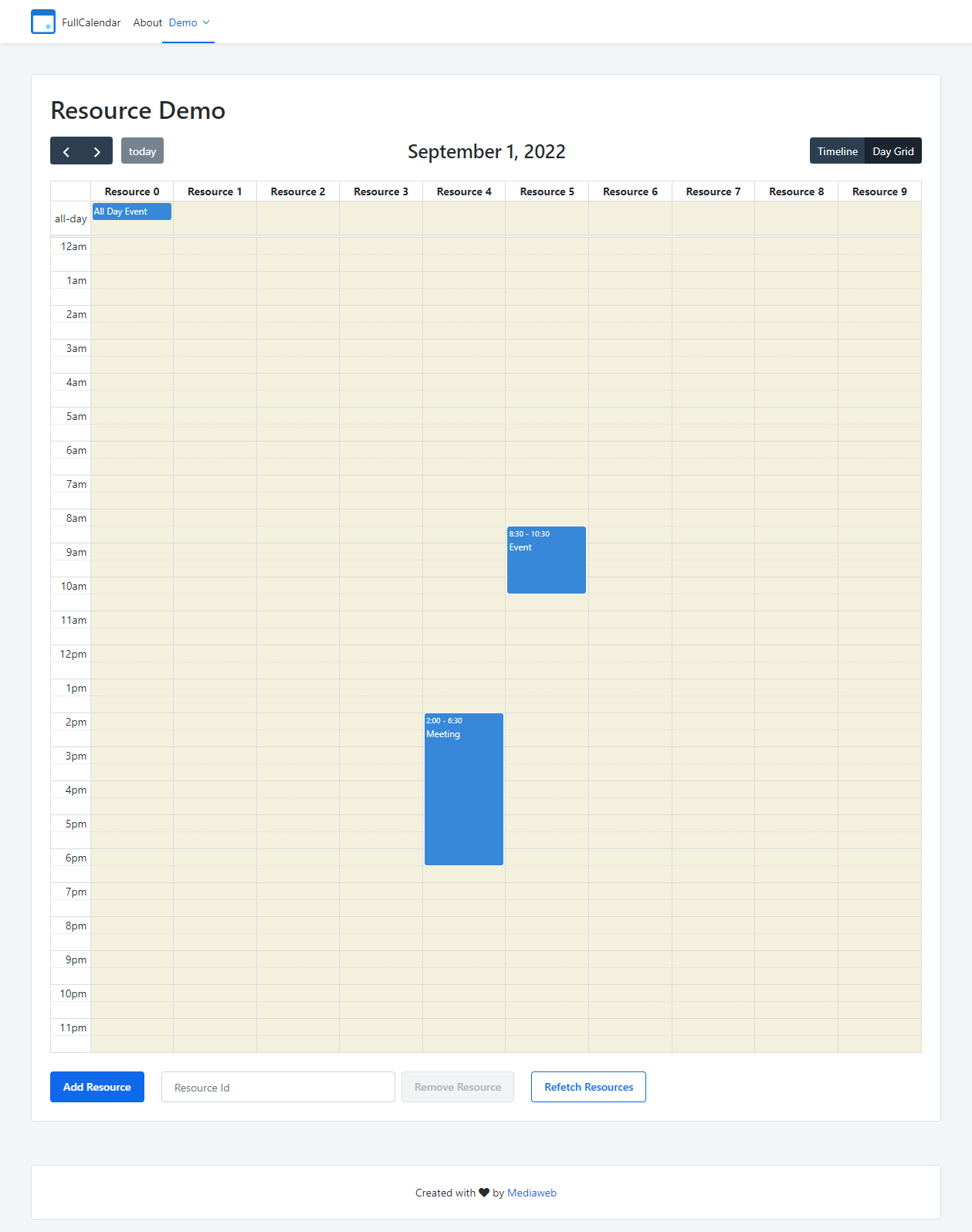 FullCalendar Reactive - Overview (O11) | OutSystems