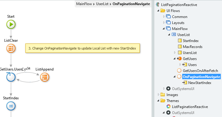 List Pagination Reactive - Overview (O11) | OutSystems