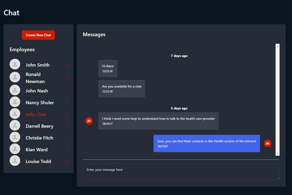 In-App Chat Reactive - Overview (O11) | OutSystems