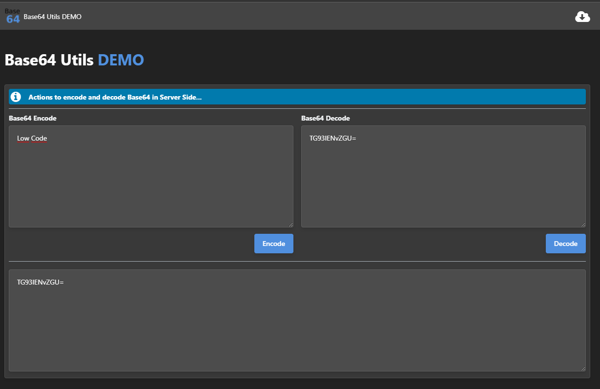 Base64 Utils - Overview (O11) | OutSystems