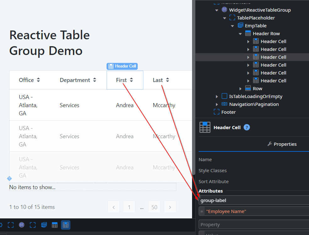 Reactive Table Group - Overview (O11) | OutSystems