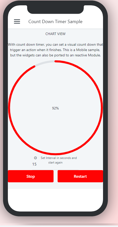 CountDown Timer Mobile - Overview (O11) | OutSystems