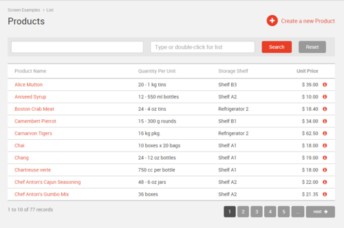 Rich Widgets Sample - Overview (O11) | OutSystems